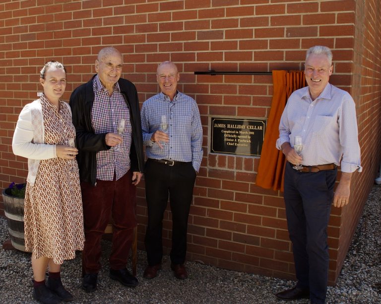 Tahbilk honours James Halliday AM with cellar building dedication ...